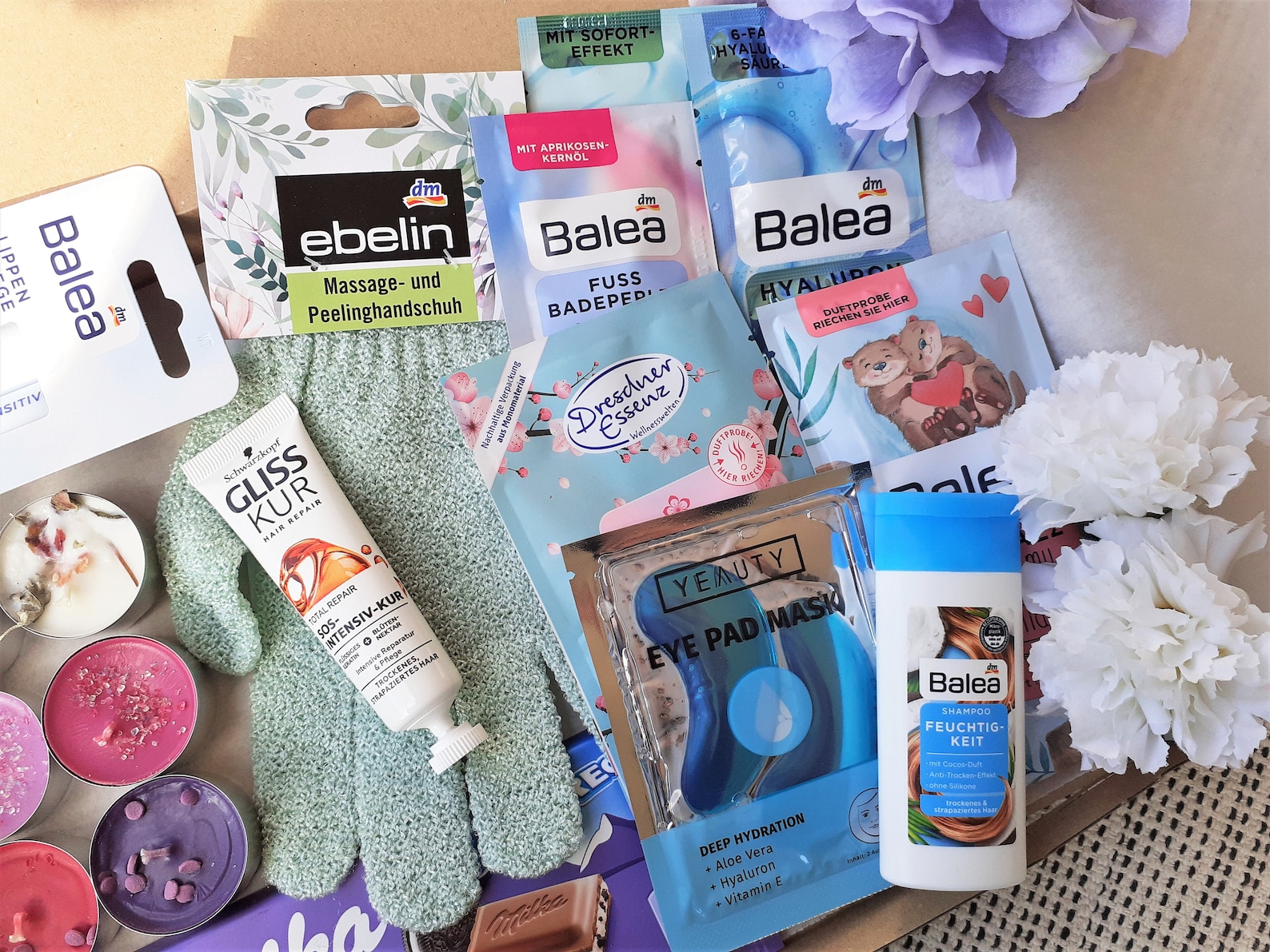 Self Care Gift Box for Her With Bath Body Products, Wellness Set for ...