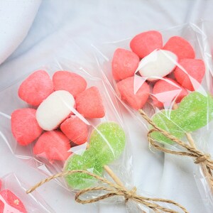 Candy Flowers on a Stick - Marshmallow Gummy Sweets - Favors Gift for ...