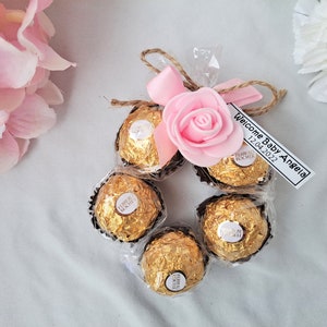 Chocolate Wreath Gifts, Ferrero Rocher Luxury Candy Guest Favors, Baby ...