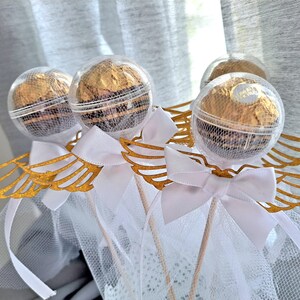 Chocolate Angel Wings for Christmas, Holidays Guest Gift, Xmas Table ...