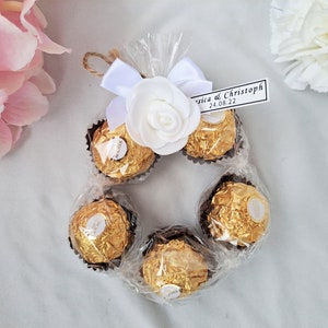 Chocolate Wreath Gifts, Ferrero Rocher Luxury Candy Guest Favors, Baby ...