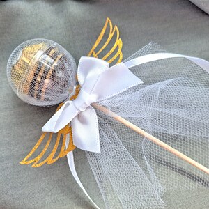 Chocolate Angel Wings for Christmas, Holidays Guest Gift, Xmas Table ...