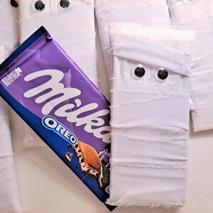 Halloween Mummy Chocolate Bars, Trick or Treat Ghost Candy for Kids ...