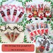 Christmas Candy Cane Reindeer Snacks for Kids, Santa Xmas Stocking ...