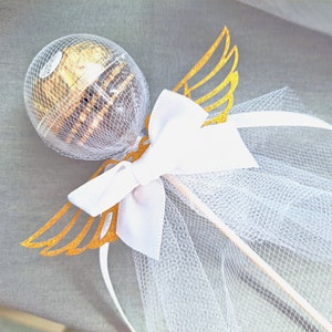 Chocolate Angel Wings for Christmas, Holidays Guest Gift, Xmas Table ...