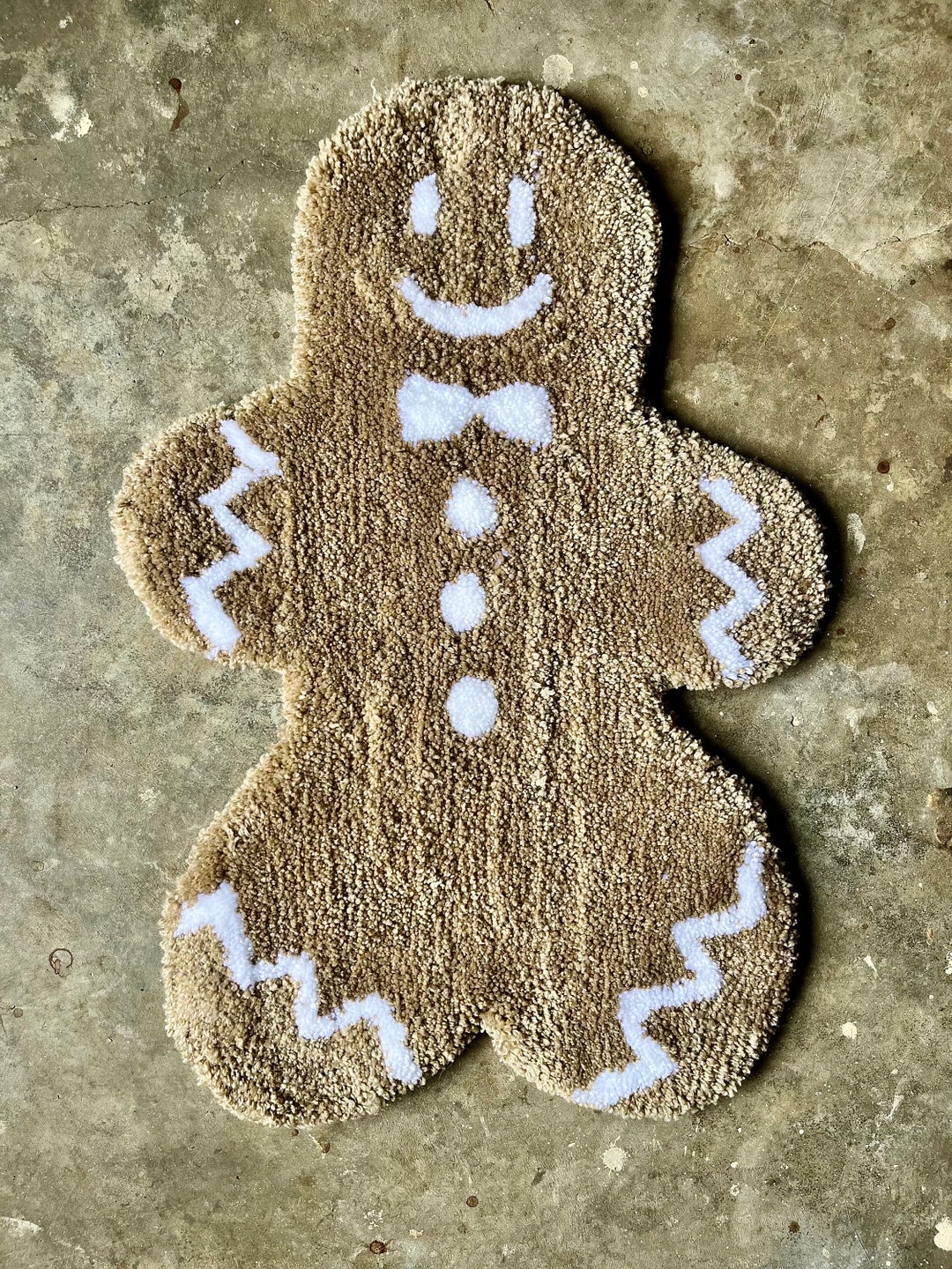 Gingerbread Man Rug - Etsy