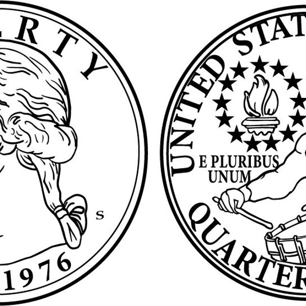 Bicentennial Quarter - Etsy