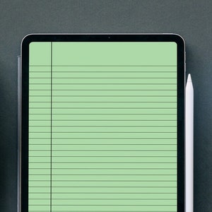 Lined Paper Bundle Ruled Notebook Journal Printable Digital iPad Tablet ...