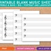Printable Blank Music Sheets - Treble Bass Staff Big - Manuscript Paper ...