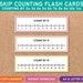 Skip Counting Cards - Numbers - Printable - Math - Counting by 2s 3s 4s ...