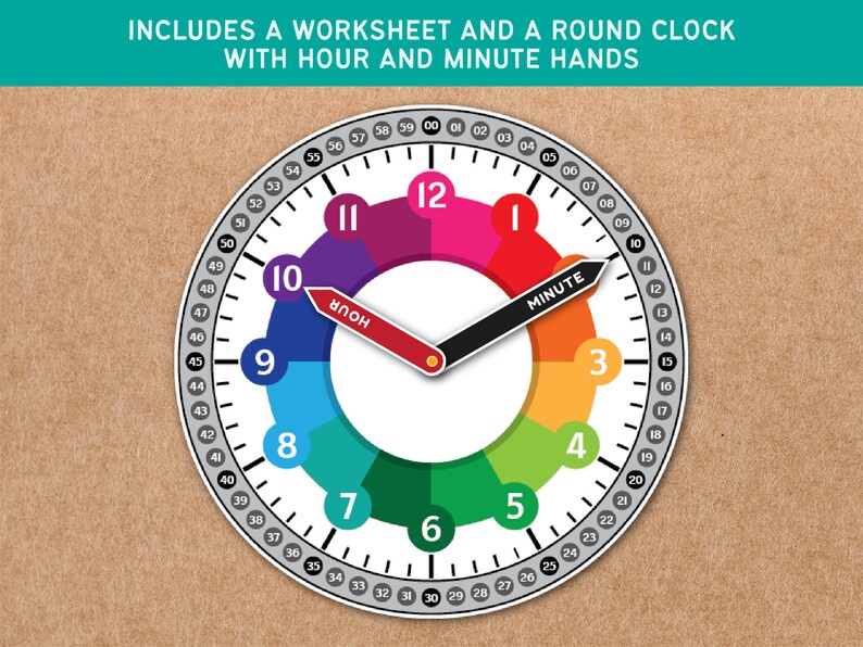 I Can Tell the Time Printable Clock for Kids Learning - Etsy