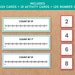 Skip Counting Cards - Numbers - Printable - Math - Counting by 2s 3s 4s ...