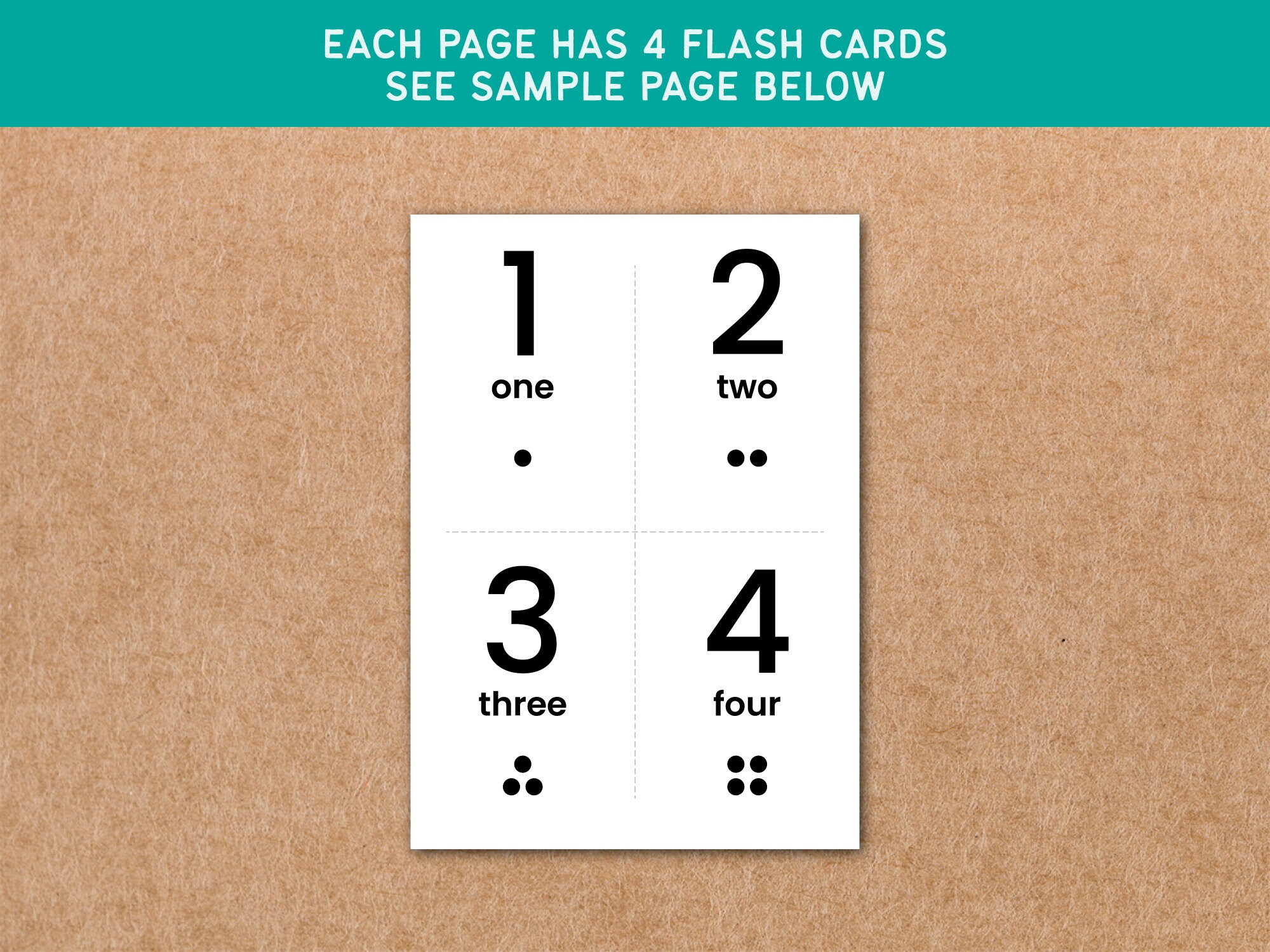 Numbers 0 to 20 Flash Cards Portrait Printable Counting Math Maths ...