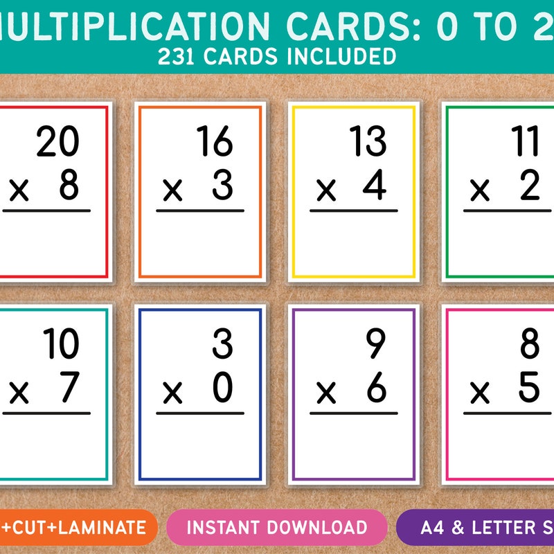 Flash Cards - Etsy