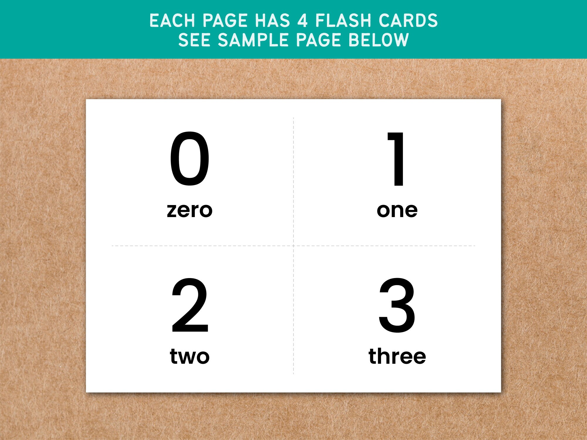 Numbers 0 to 100 Printable Flash Cards Montessori Math - Etsy UK