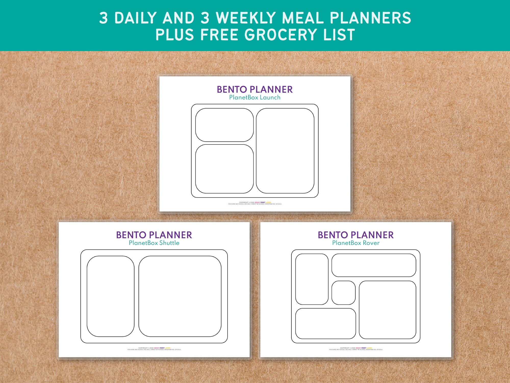 Planetbox Bento Meal Planner Daily Weekly Meal Snacks Lunch Food Box ...