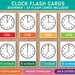 Clock Flash Cards Beginner Time Busy Book Binder Task Boxes Homeschool ...