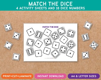 Roll Build Add Subtract Dice Game Problem Solving Worksheet Preschool ...