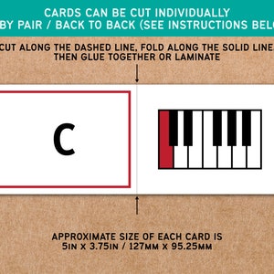 Piano Mastery Flash Cards - Treble and Bass Clef - Music Theory - Learn ...