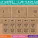 Tally Marks - Numbers 1 to 20 - Flash Cards - Printable - Counting ...
