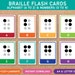 Braille Flash Cards - Alphabet & Numbers - Printable - Poster ...