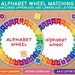 Alphabet Wheel Matching - Uppercase Lowercase Letters - Printable ...