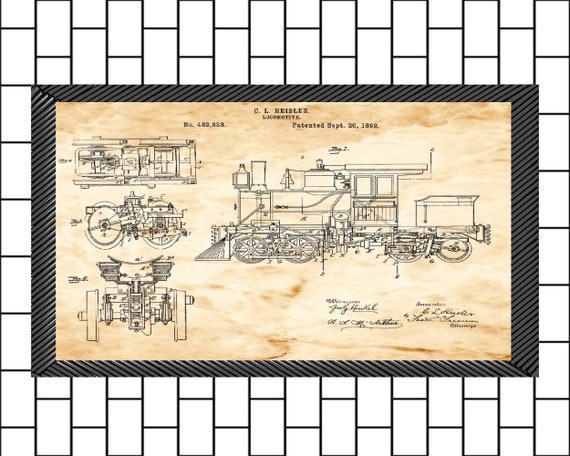 Heisler Locomotive Drawings