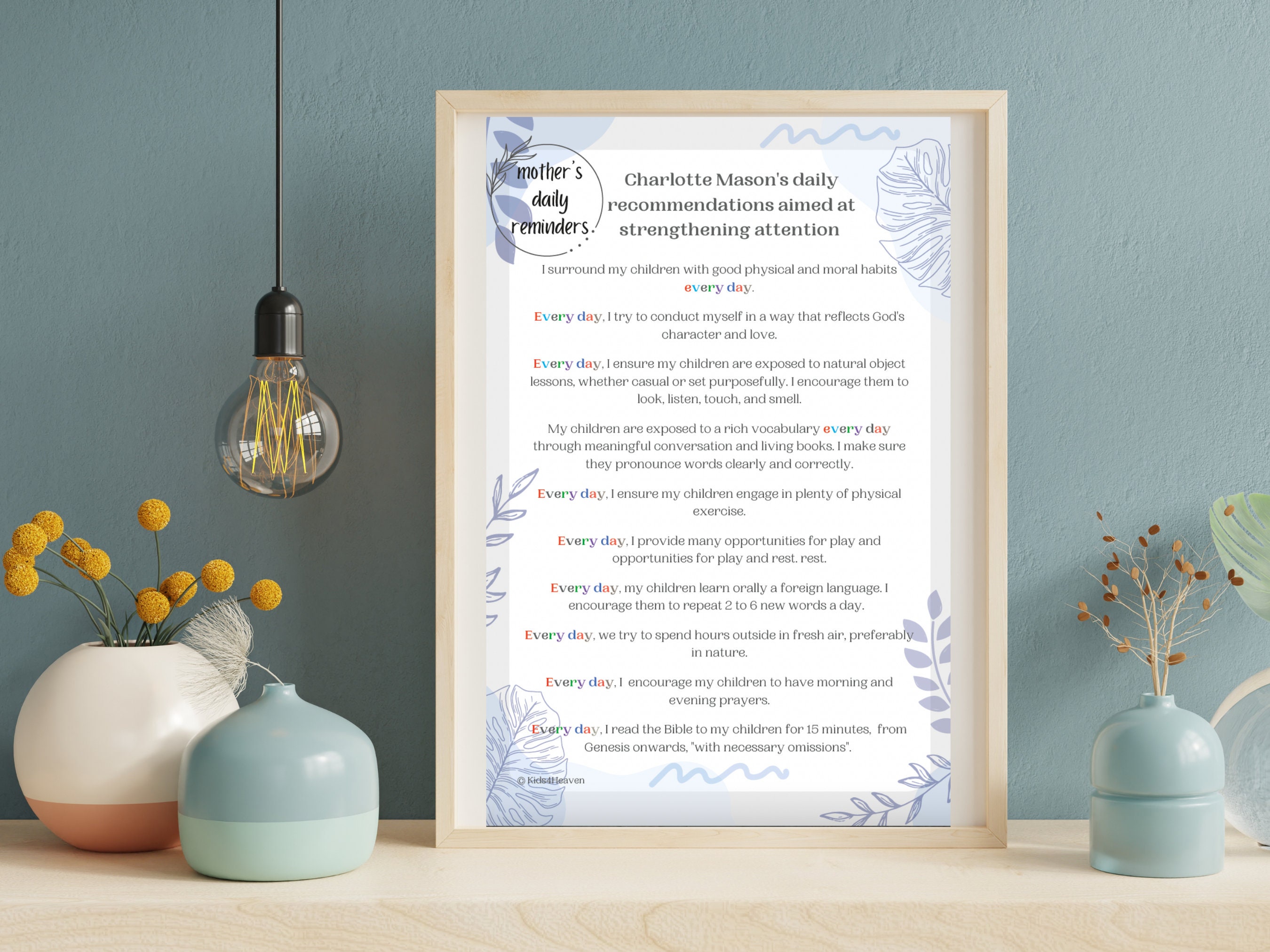 Charlotte Mason Habit Training Program | the Habit of ATTENTION for ...