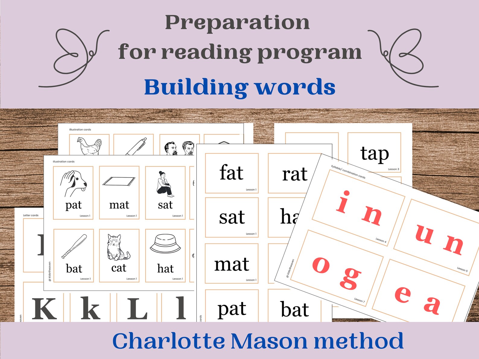 Charlotte Mason Preparation for Reading | Word-building | Homeschool ...