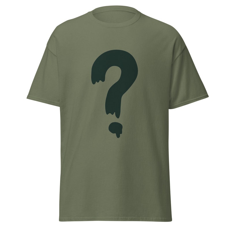 Gravity Falls Soos Question Mark T-shirt | Khaki Green | Mystery Shack ...