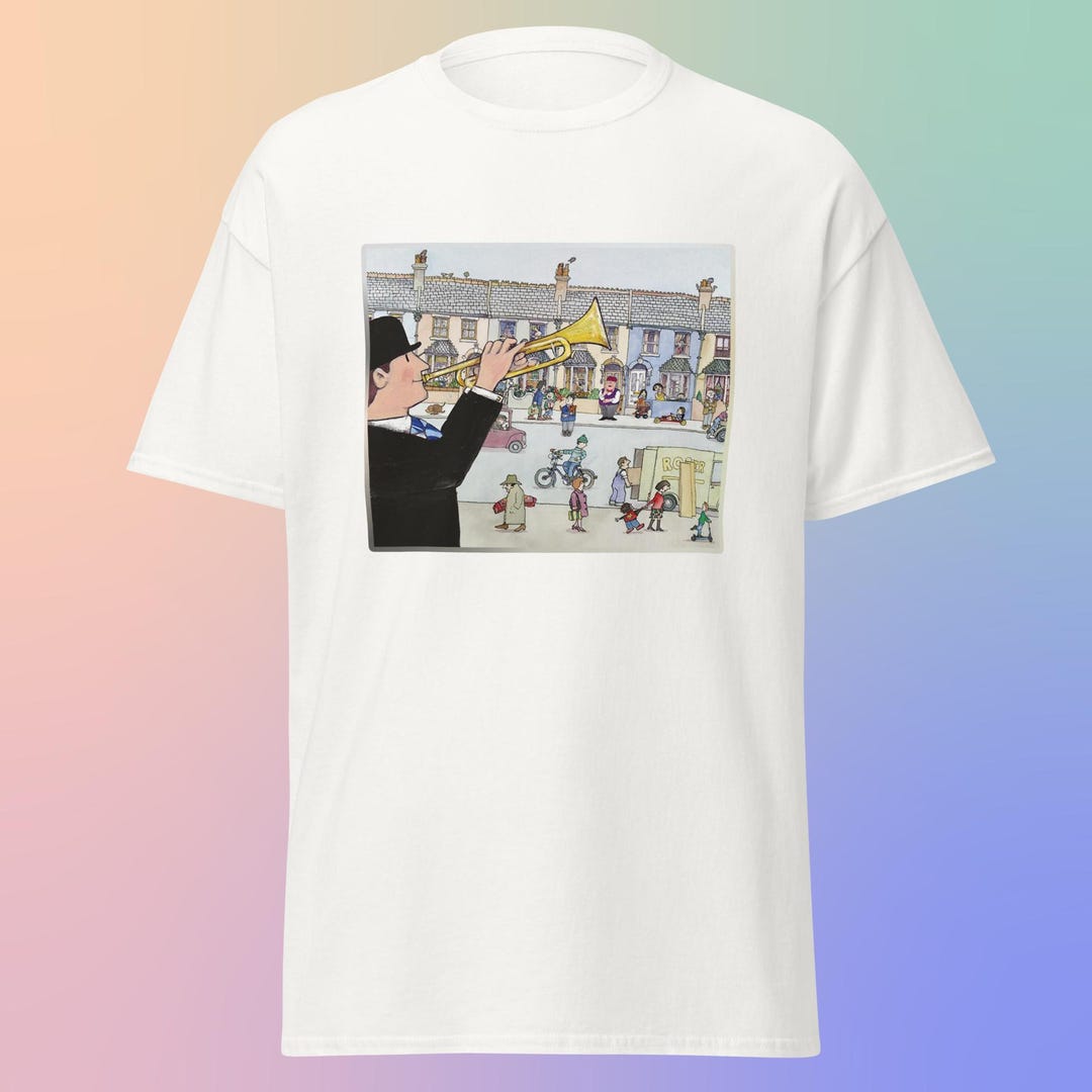 Mr Benn Street Scene T-shirt – Inspired by 70s UK Cartoon – Homage and ...