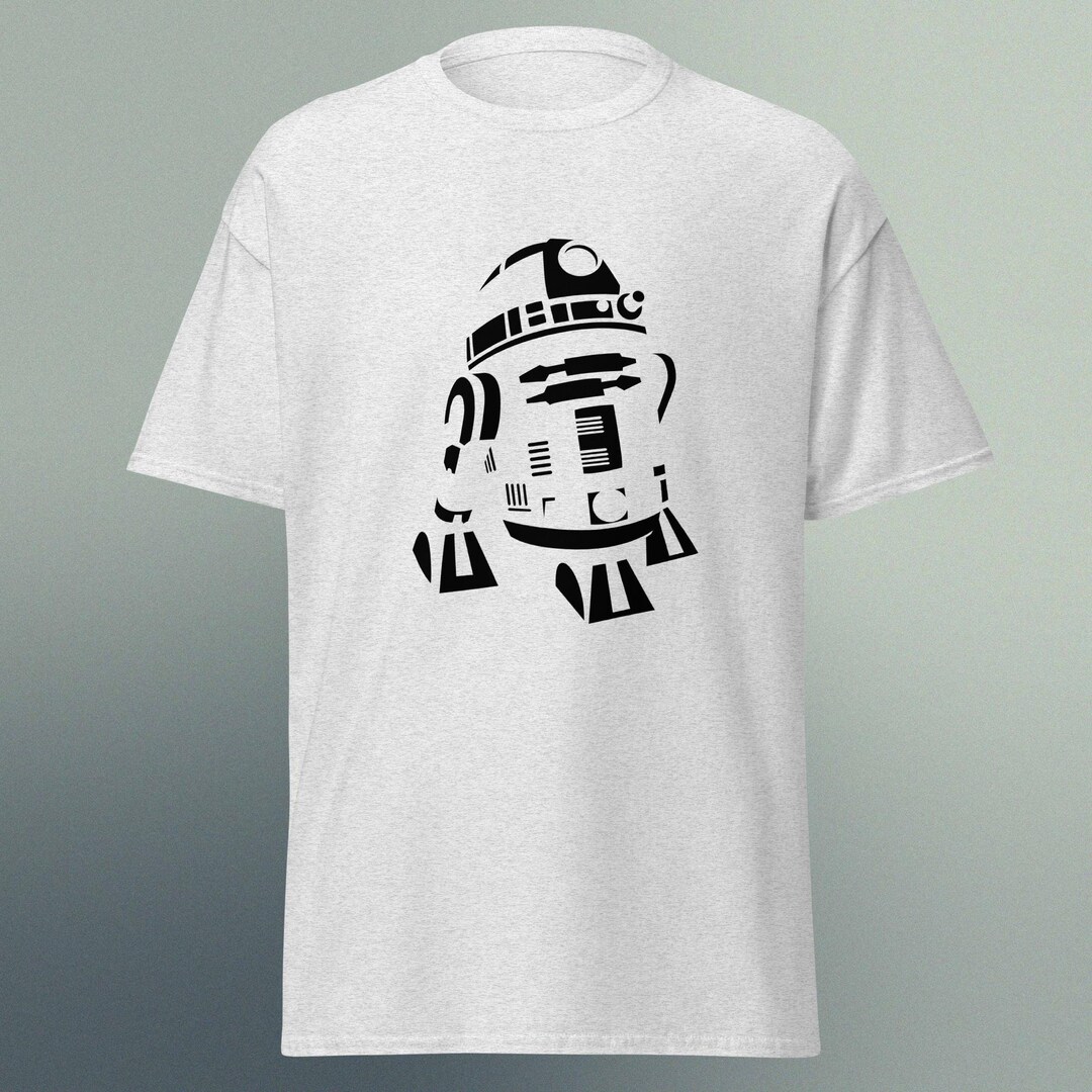 R2-D2 Silhouette Tee Star Wars Droid Graphic T-shirt - Etsy