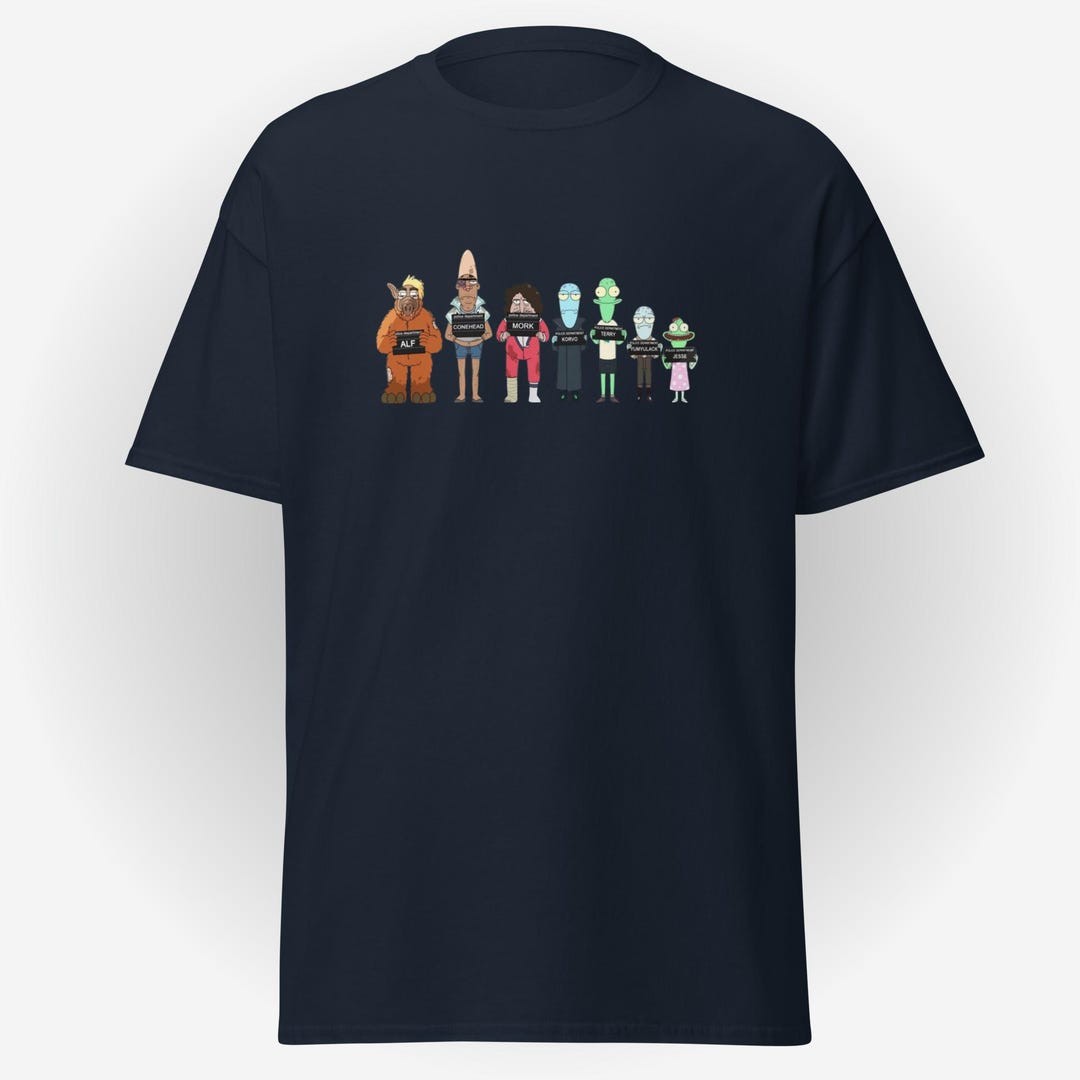 Alien Line up T-shirt - Inspired by Solar Opposites - Etsy