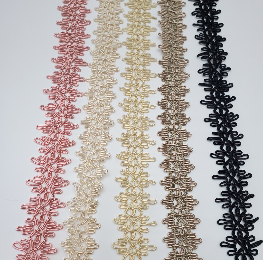 Ruffle Fancy Gimp Crown Gimp Braid Trim Decorative Edging Rayon 1multi ...