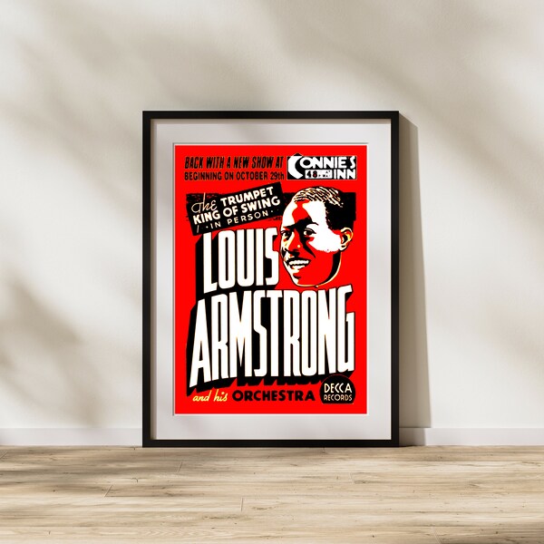 Louis Armstrong - Etsy