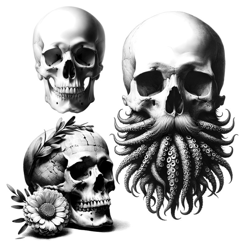 Procreate Skull Stamps for Procreate on iPad Pro - Etsy