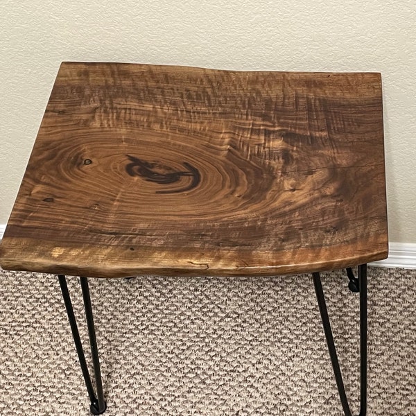 Live Edge Side Table - Etsy