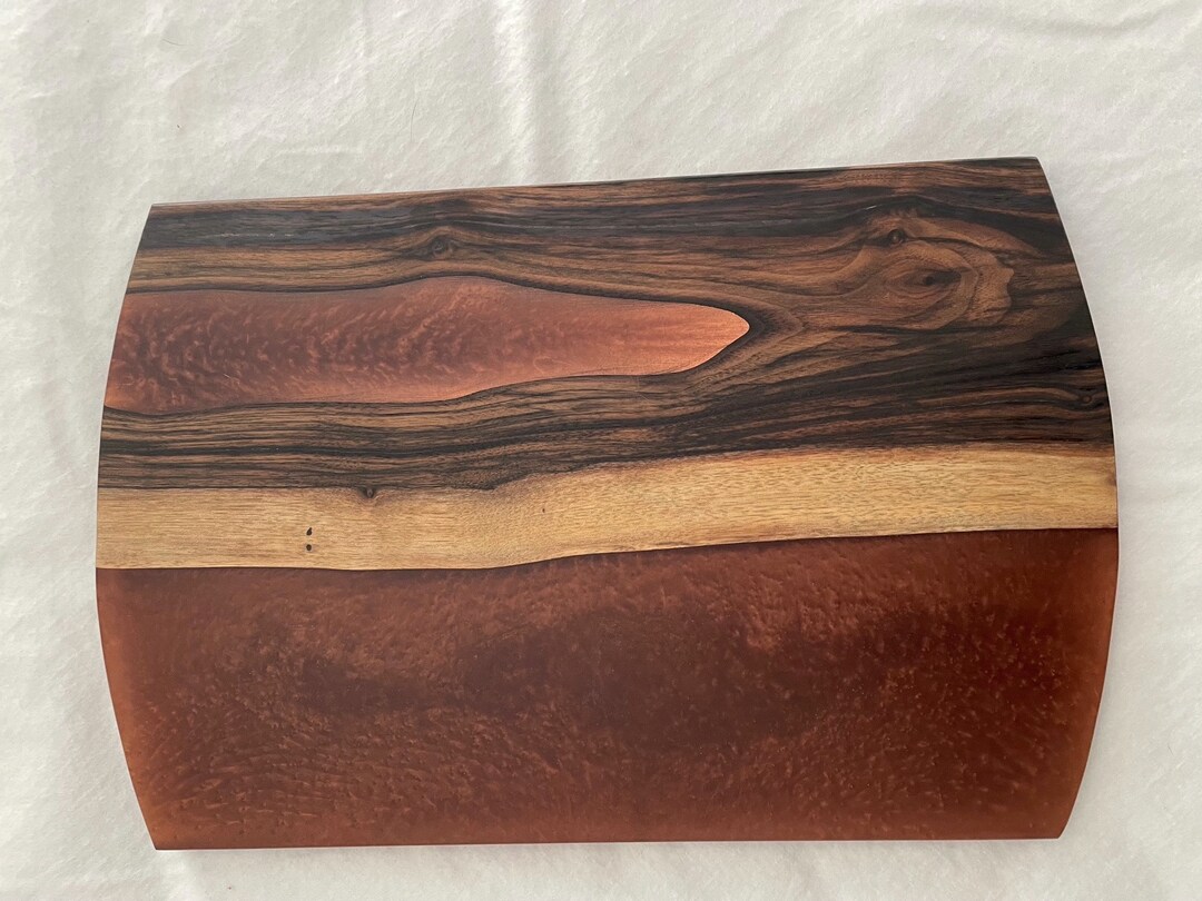 Bronze-colored Epoxy Resin and Walnut Butter Board - Etsy