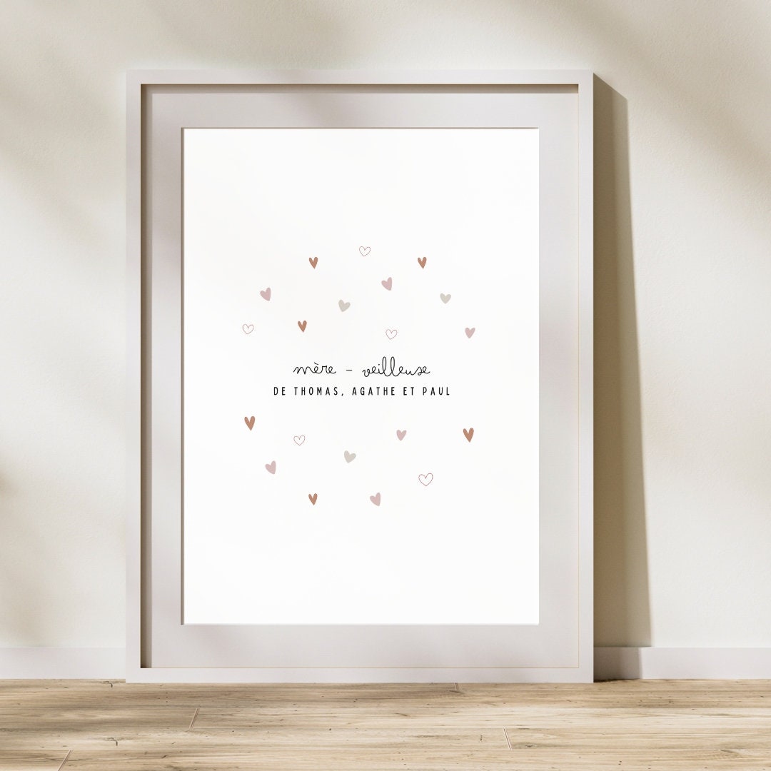 Mother Night Light Poster, Mother's Day Poster, Mom Poster, Mom Mother ...