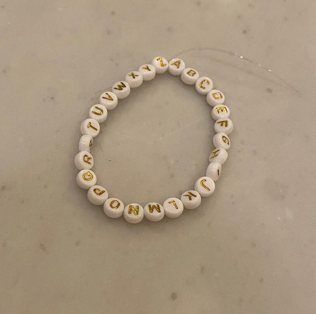Alphabet Bracelet - Etsy
