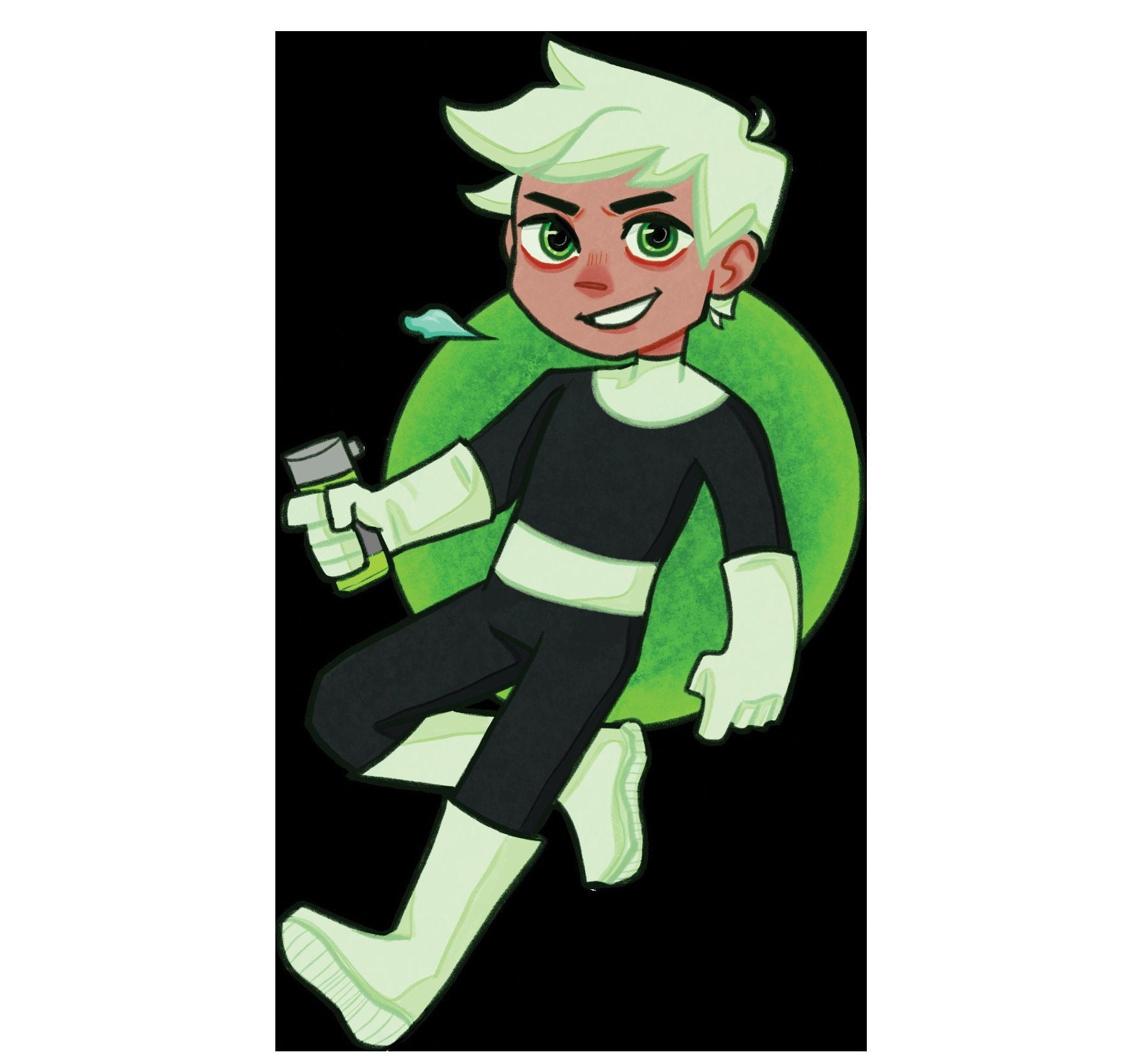 Glow-in-the-dark Danny Phantom Charms - Etsy