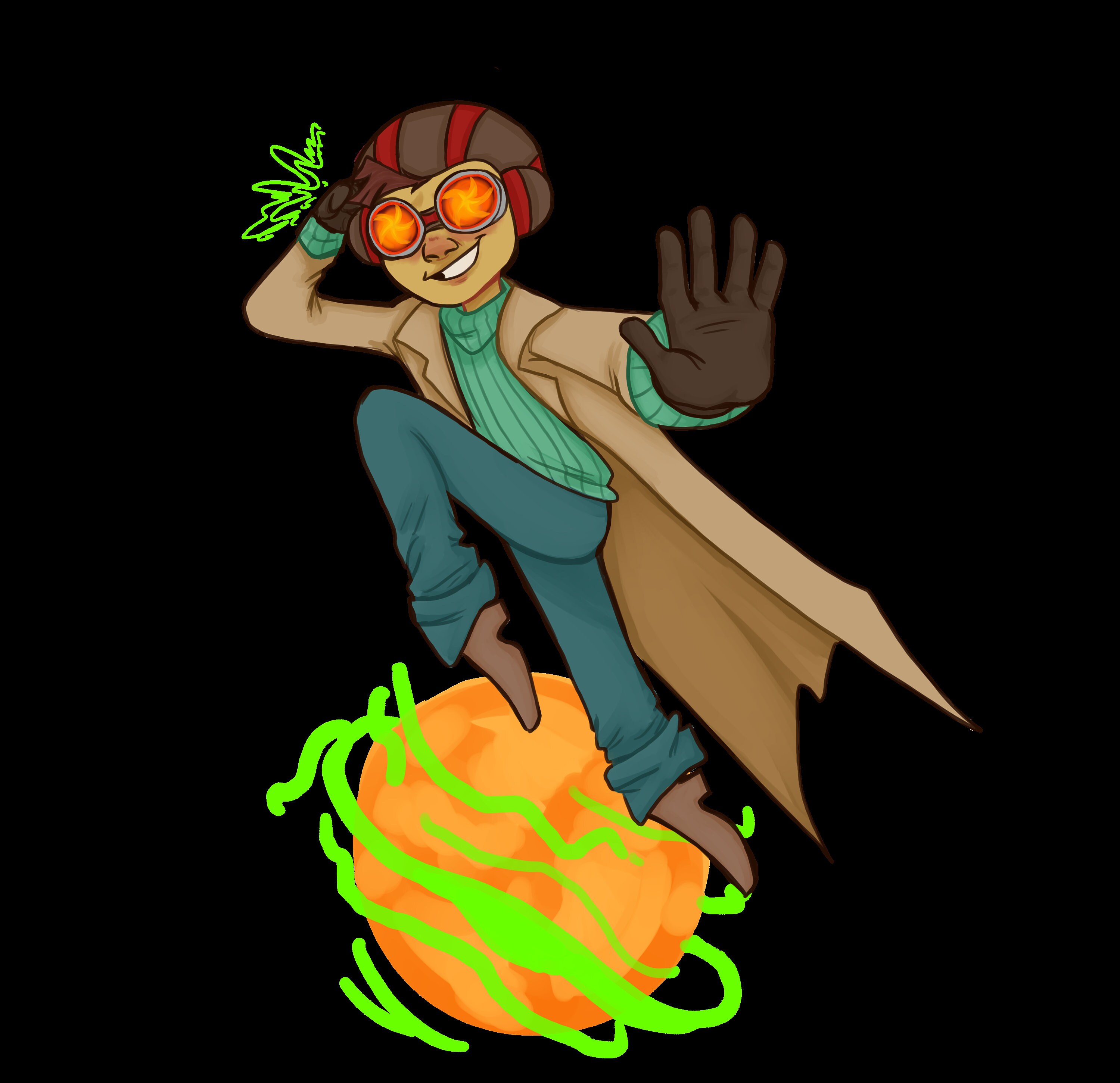 Psychonauts Raz Acrylic Charm - Etsy