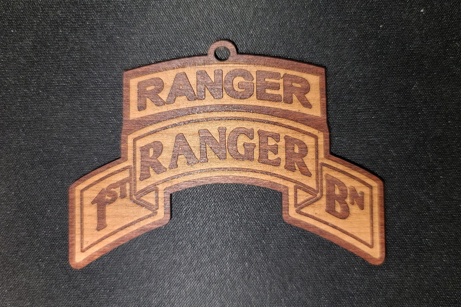 1st Ranger Battalion Tab & Scroll Christmas Ornament - Etsy