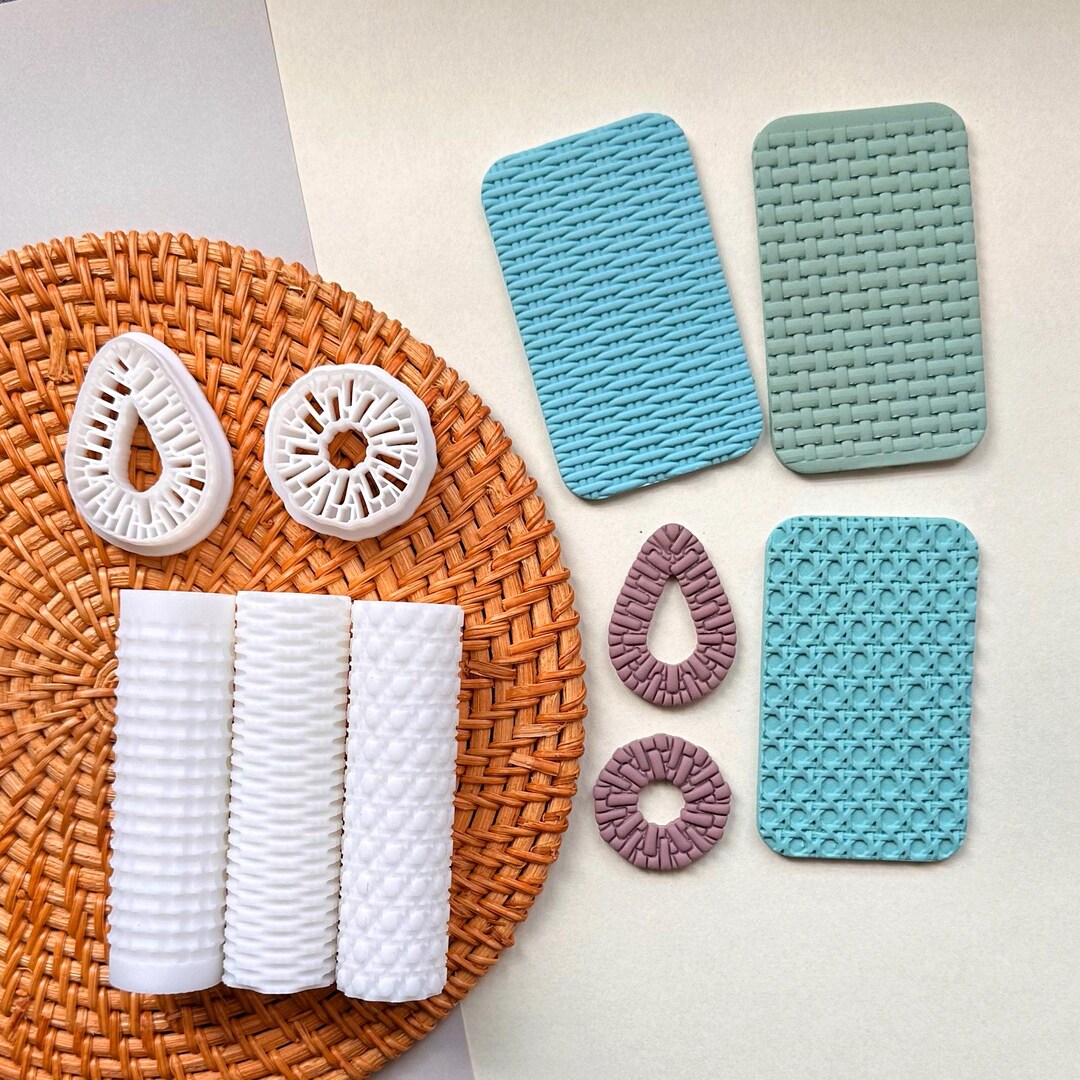Rattan Texture Roller | Rattan Cutter | Polymer Clay Texture Roller - Etsy
