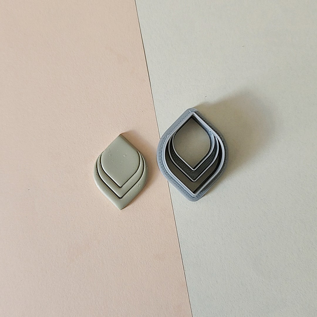 Layered Drop Polymer Clay Cutter - Etsy