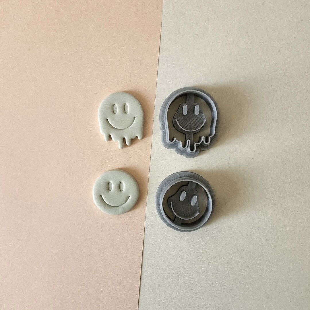 Smiley Face | Polymer Clay Cutter - Etsy