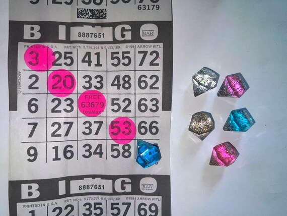 Diamond Bingo Waiters/oops Markers - Etsy