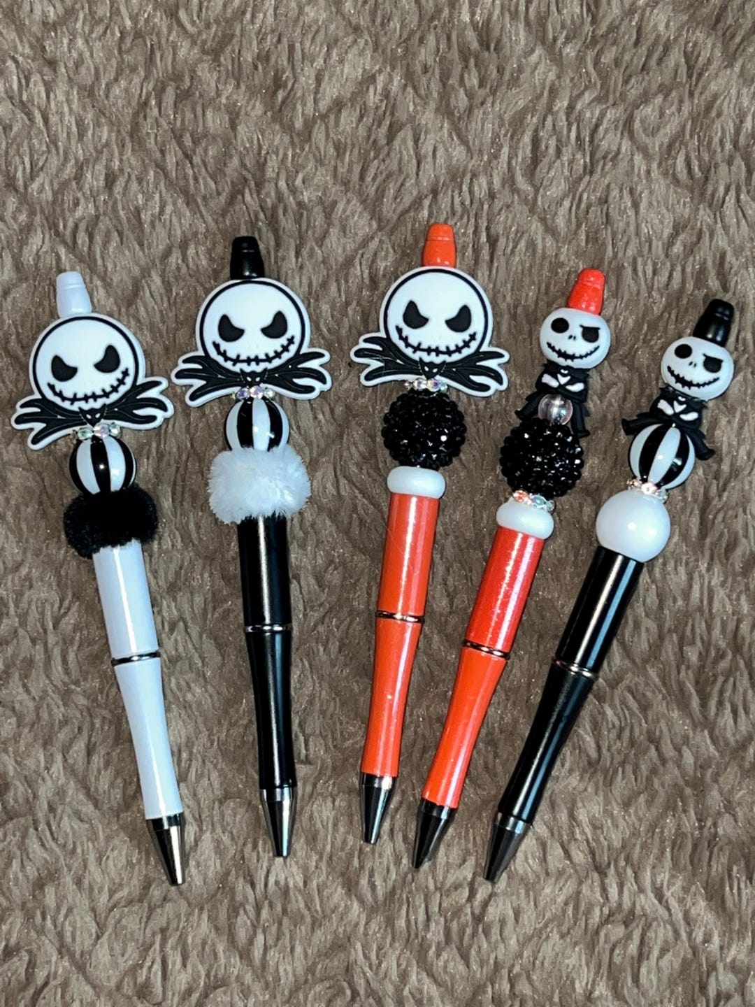 NBC Jack Skellington Style Beaded Pen - Etsy