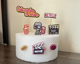 Netflix Cake Topper | Etsy