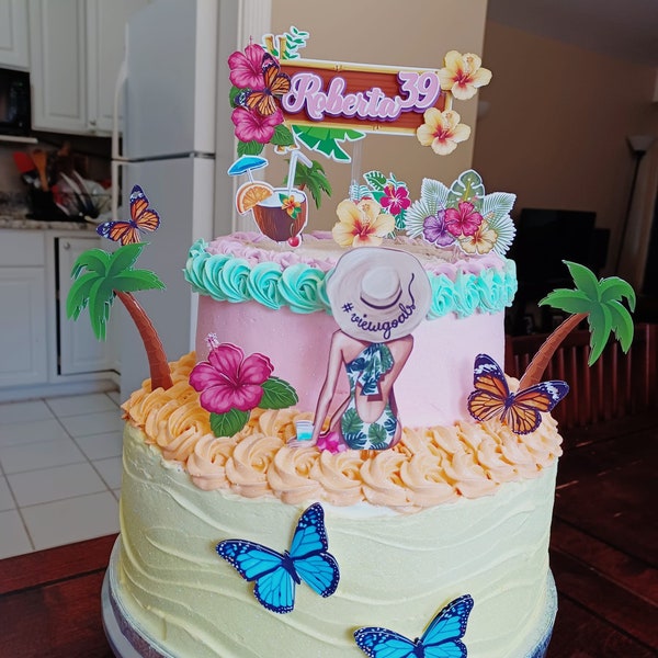 Beach Cake Topper - Etsy